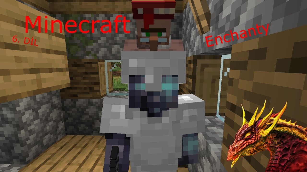 První enchanty MINECRAFT 6.DÍL - YouTube