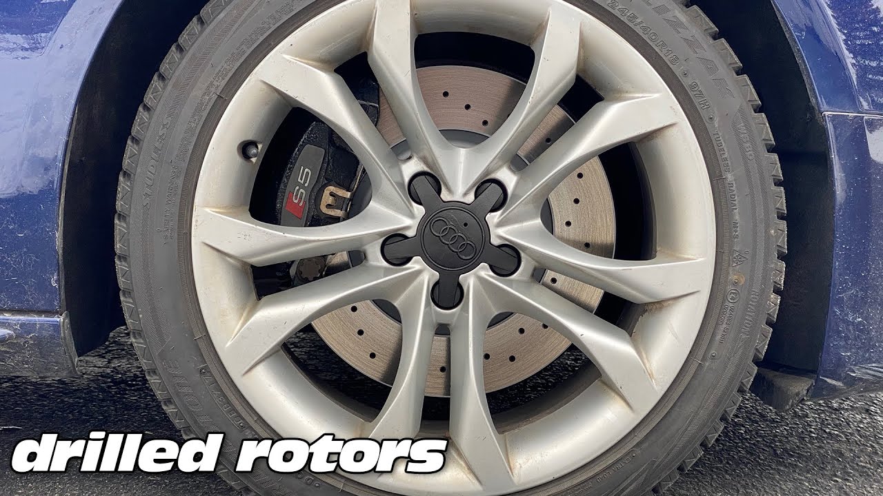 Audi S5 Gets Major Upgrade! Drilled Rotors & Giveaway Winner ...