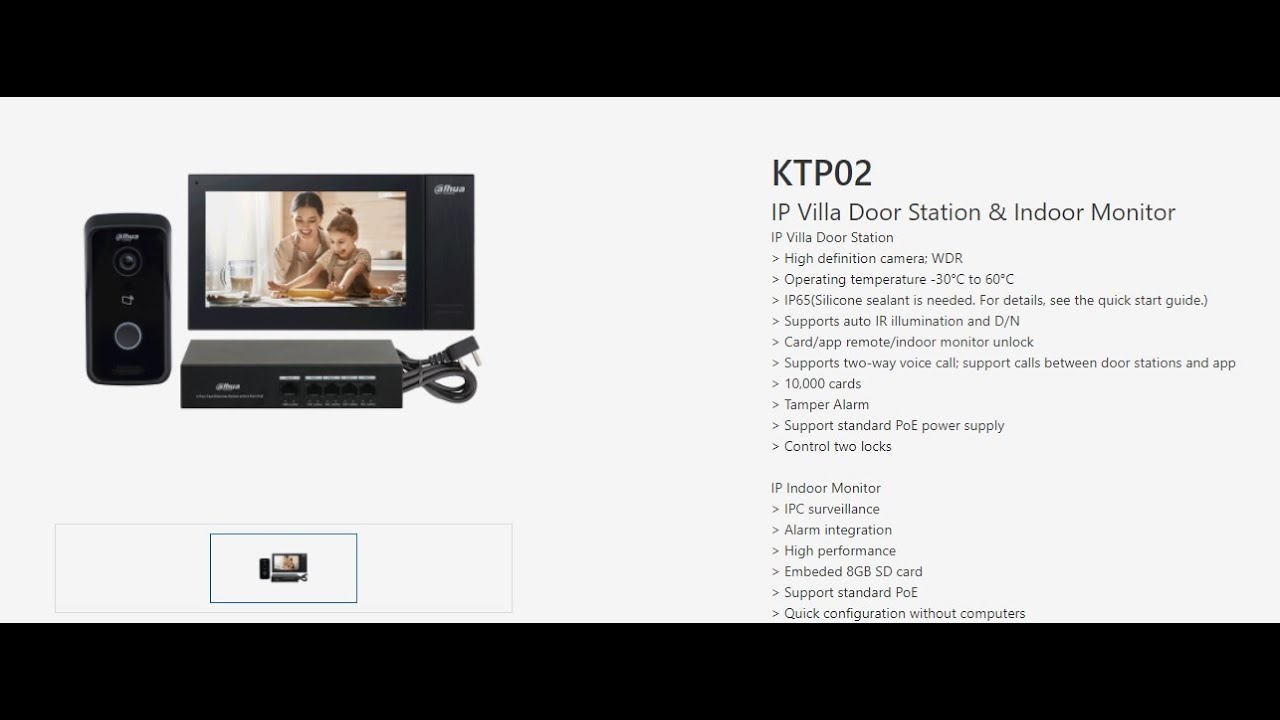 دمج نظامي انتركم دهوا ||configuring 2 no. dahua intercom (KTP02) - YouTube
