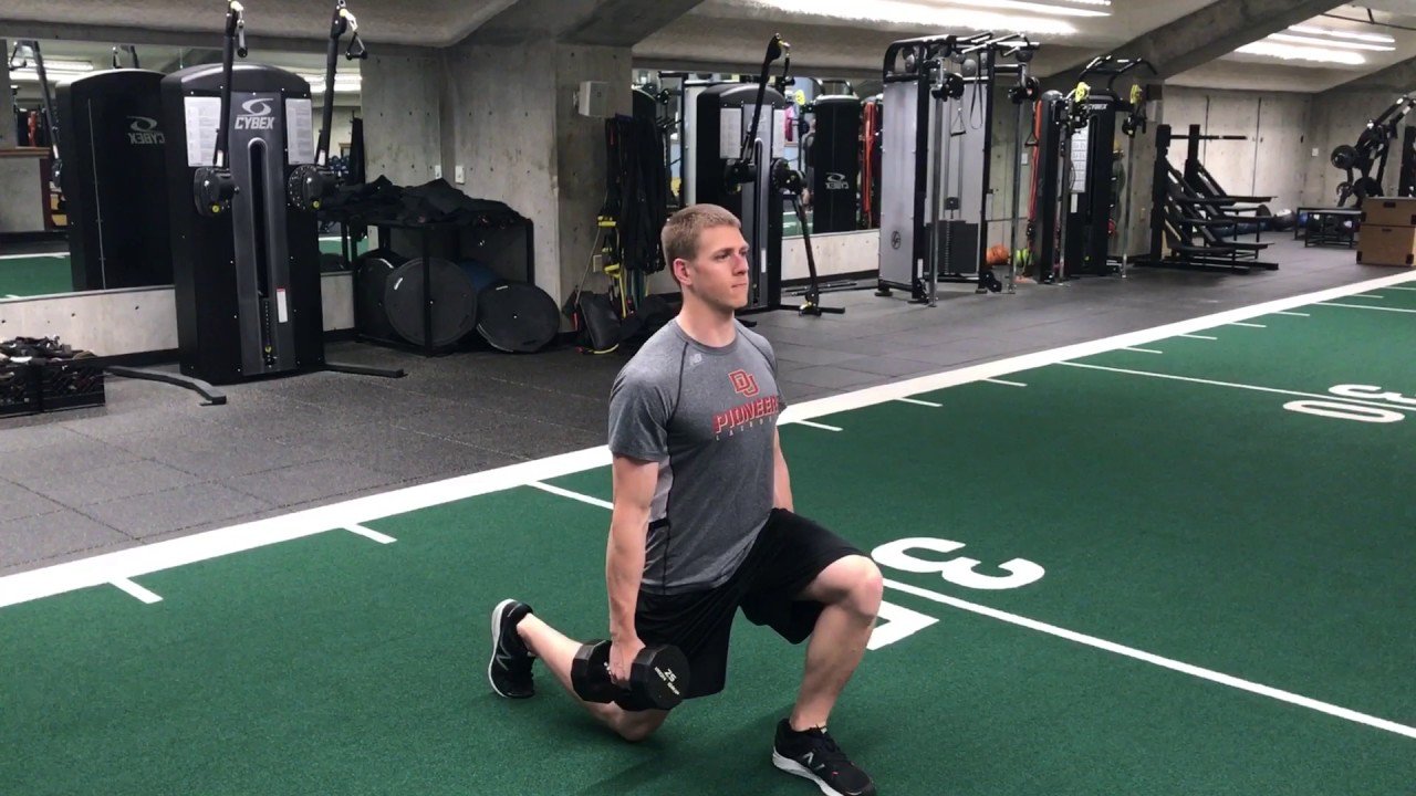 DB Lunge Matrix - YouTube