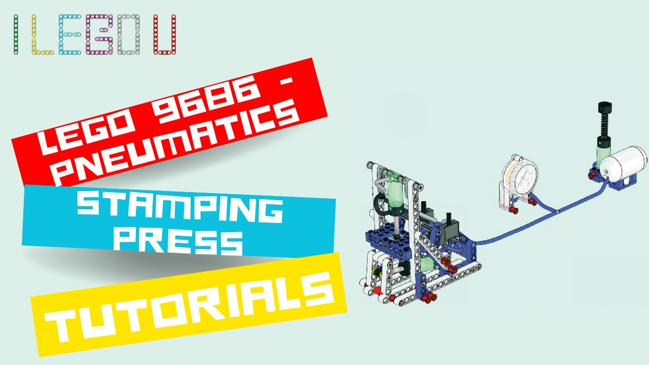 LEGO 9686 PNEUMATICS - Stamping Press Building Instructions - Stamping ...