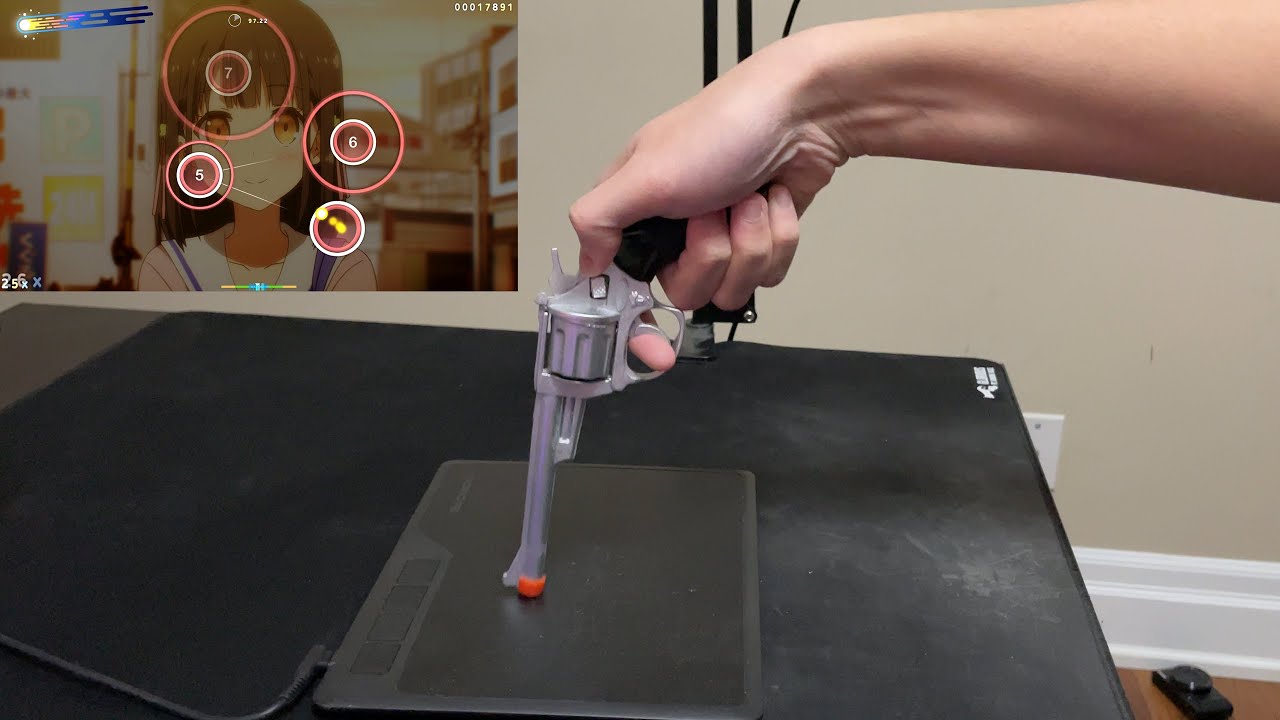 osu! american grip... - YouTube