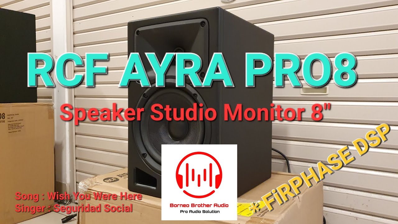 RCF AYRA PRO8, Speaker Studio Monitor Aktif 8" dengan FiRPHASE DSP #rcfaudio #ayrapro8 #ayrapro ...