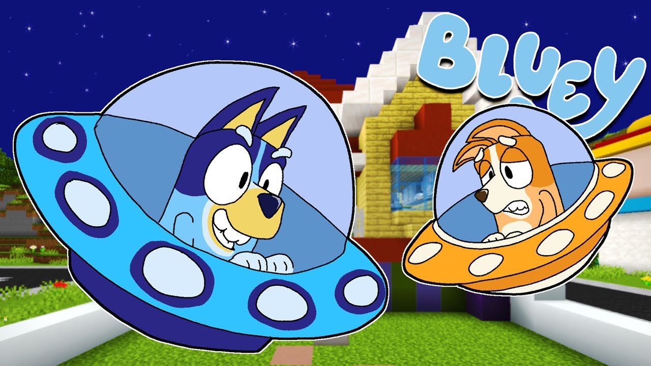 BLUEY y BINGO se CONVIERTEN en ALIENS con su OVNI | Las Aventuras de ...