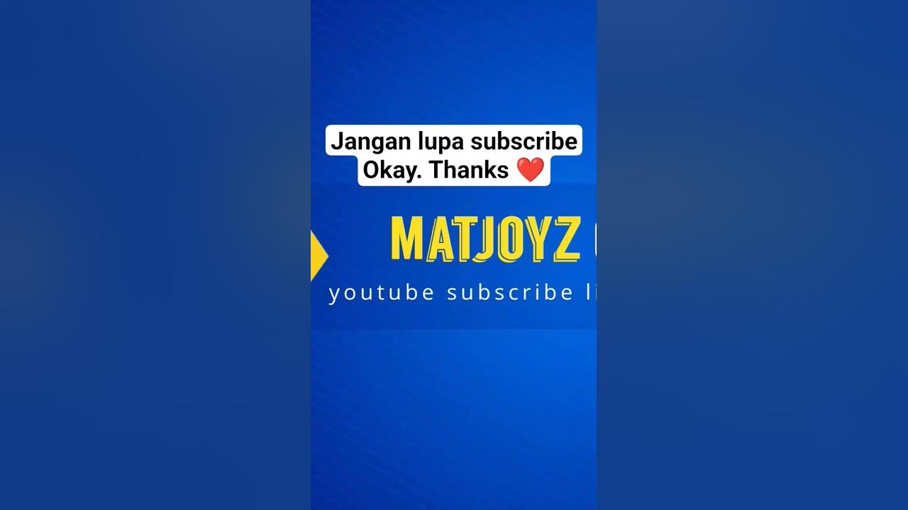 terima kasih orang baik. jgn lupa subs ok - YouTube