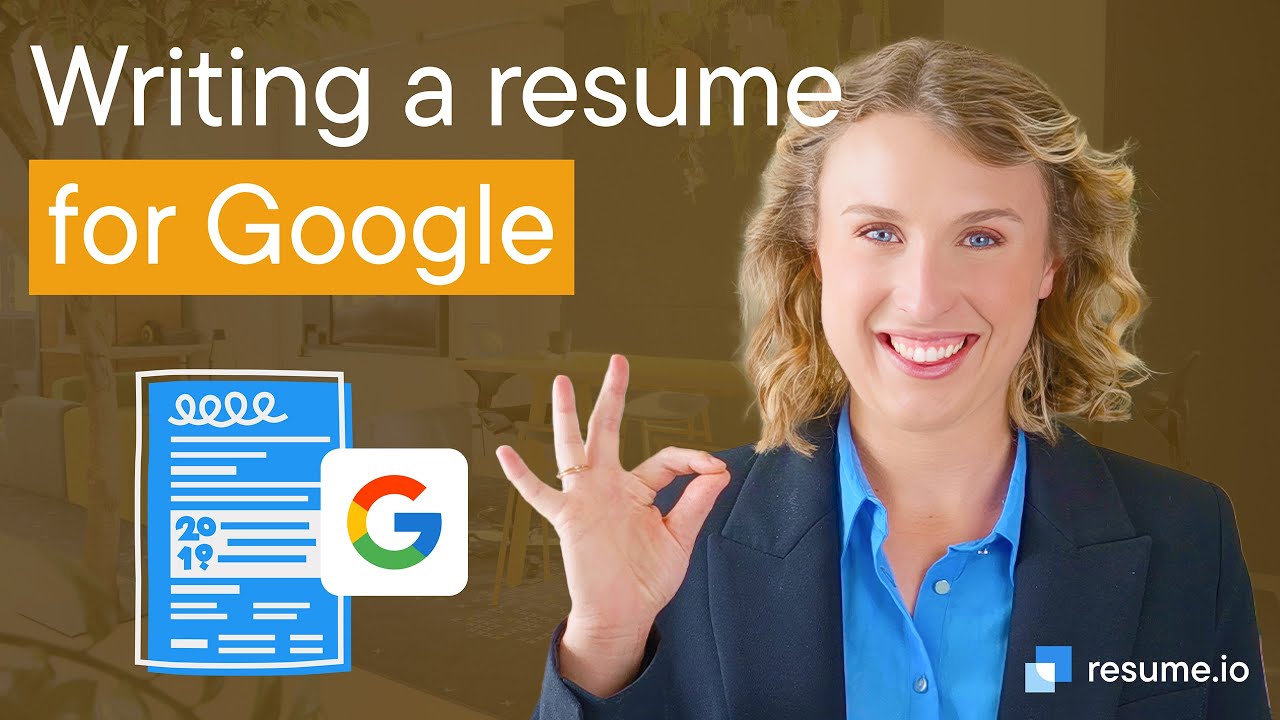 Writing a resume to get hired at Google - YouTube