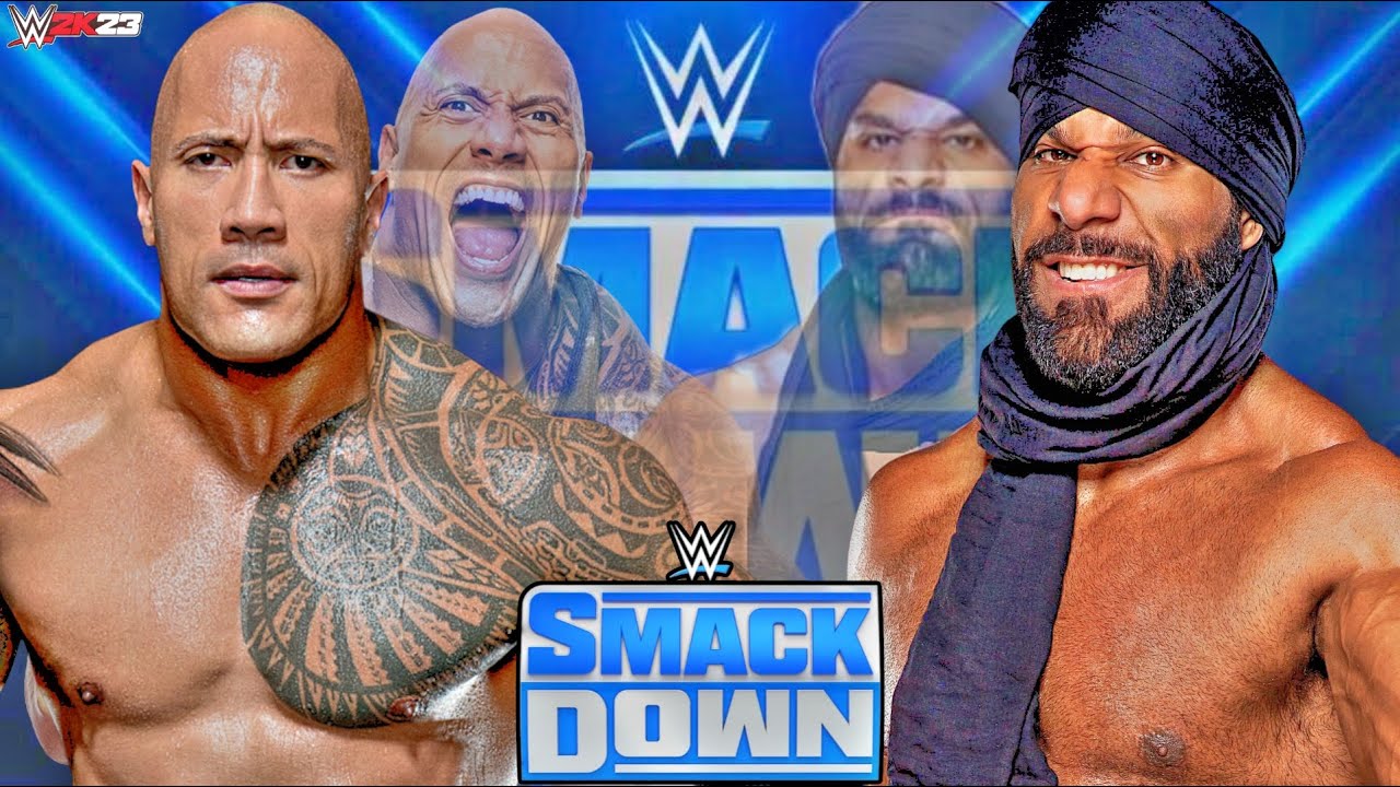 WWE - 2K23 The Rock Vs Jinder Mahal Feat ' Shanki ' Full Match in ...