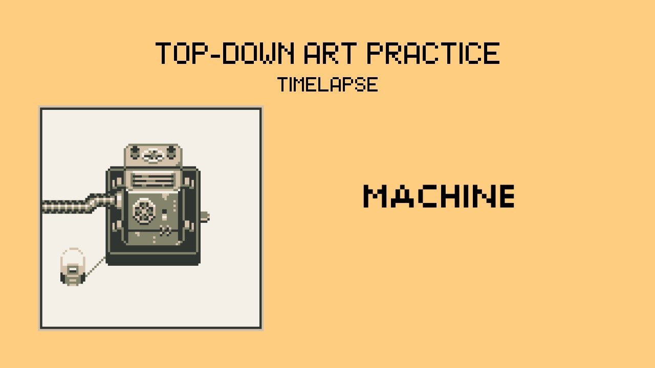 Machine | Pixel Art Timelapse - YouTube