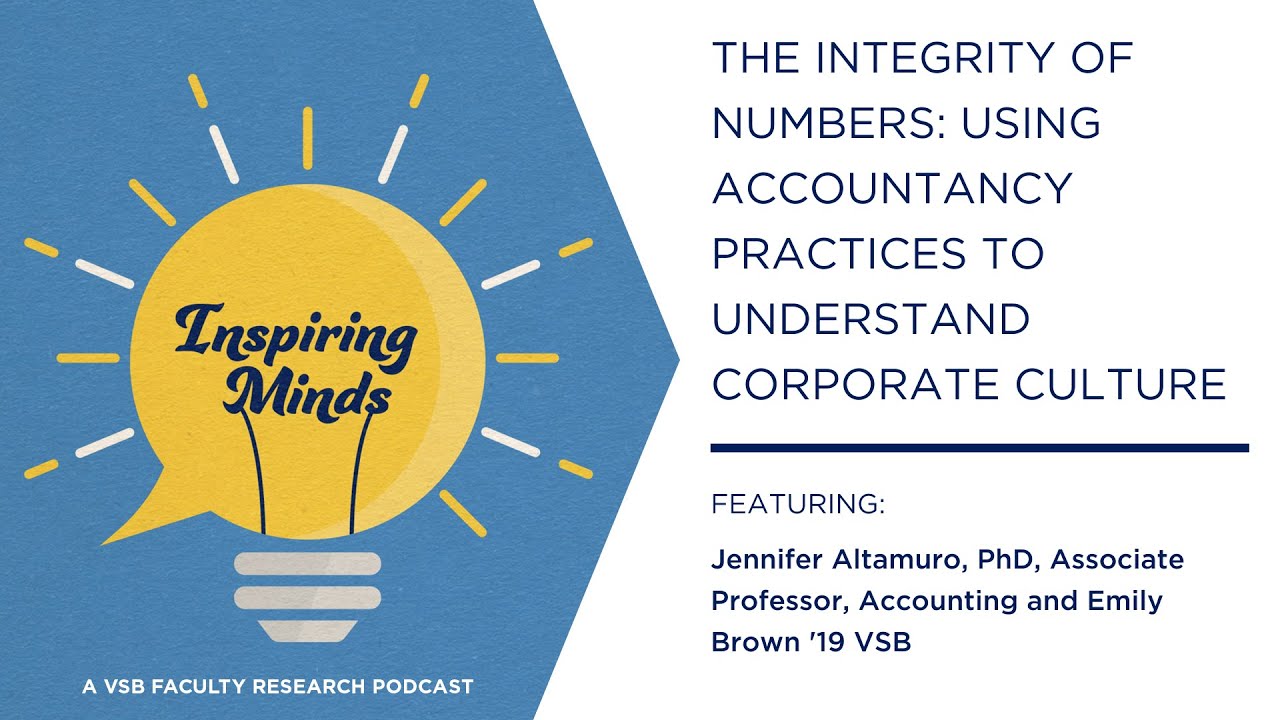 The Integrity of Numbers: Using Accountancy Practices to Understand ...