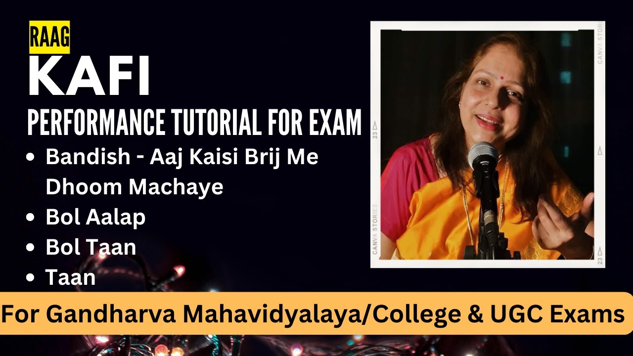 Raag Kafi | Bandish - Aaj Kaisi Brijme Dhoom Machayi | Gandharva ...