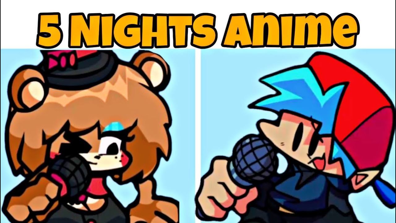 Friday Night Funkin' VS Five Nights in Anime RX | (FNF Mod) (Freddy ...