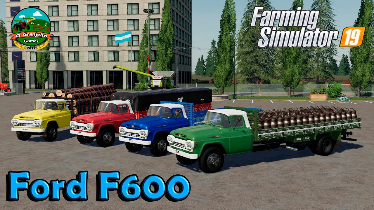 FS19 Vídeo de lançamento do Ford F600 - Link na descrição - YouTube