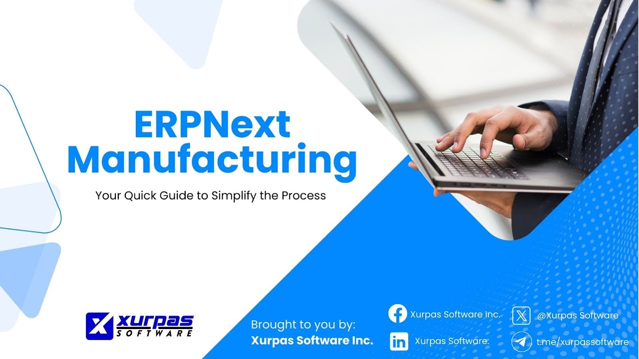 ERPNext Manufacturing - YouTube