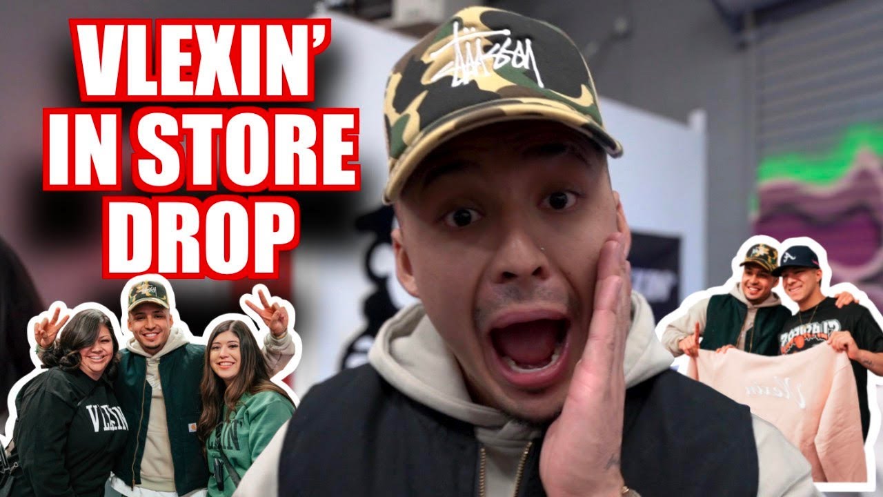 VLEXIN' FIRST IN STORE DROP + GIVEAWAY WINNER! - YouTube