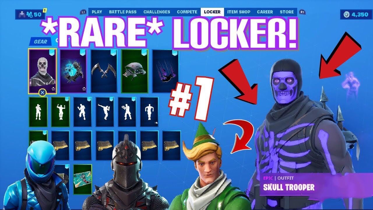 My €12.000 Fortnite LOCKER TOUR 1500 SKINS!! (OG SKINS AND MORE ...