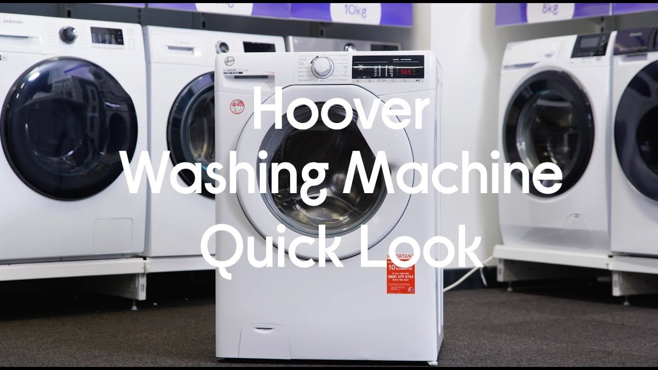 HOOVER H-Wash 10 kg 1400 Spin Washing Machine - Quick Look - YouTube
