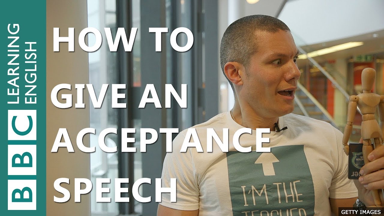 How To Give An Acceptance Speech YouTube How To Give An Acceptance Speech YouTube