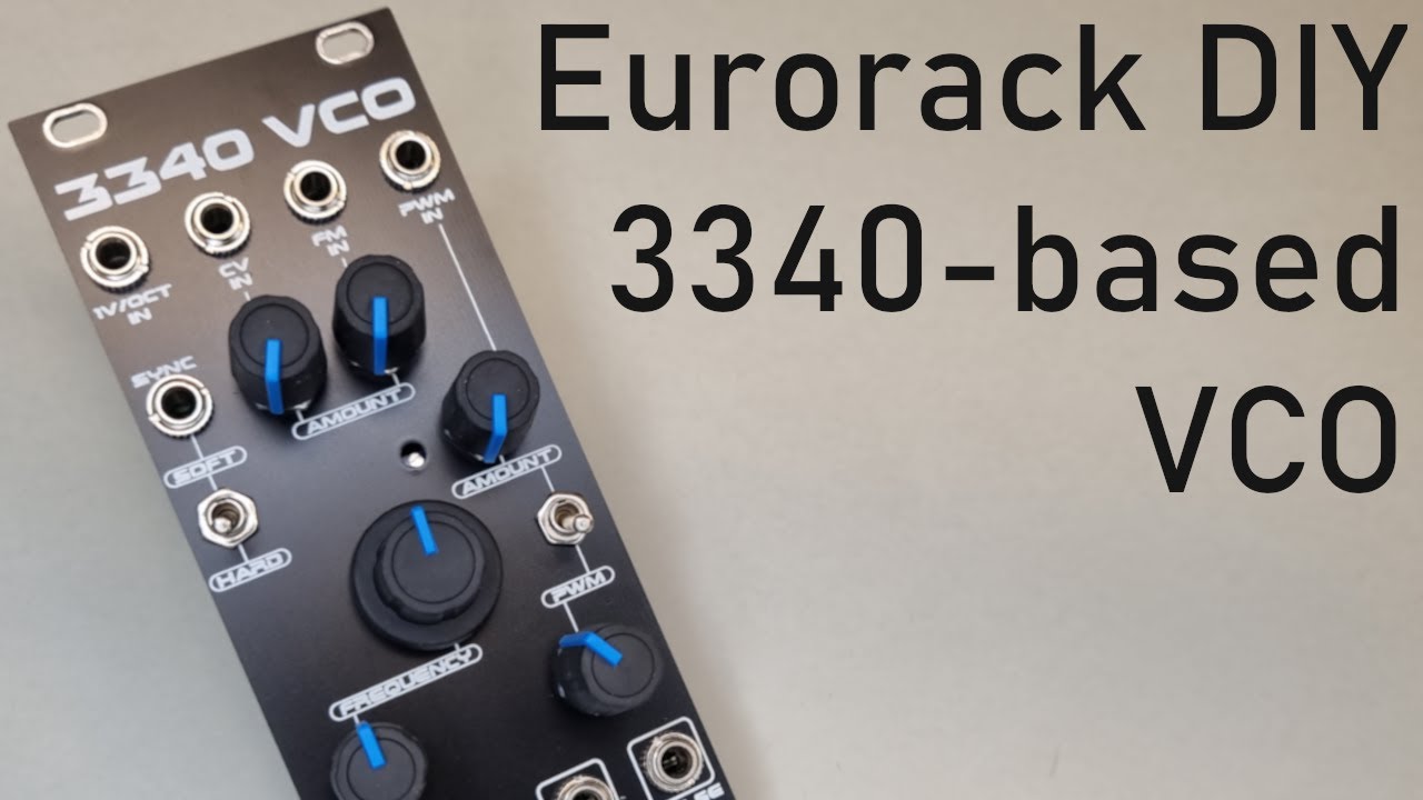 Eurorack DIY - VCO module completed - YouTube