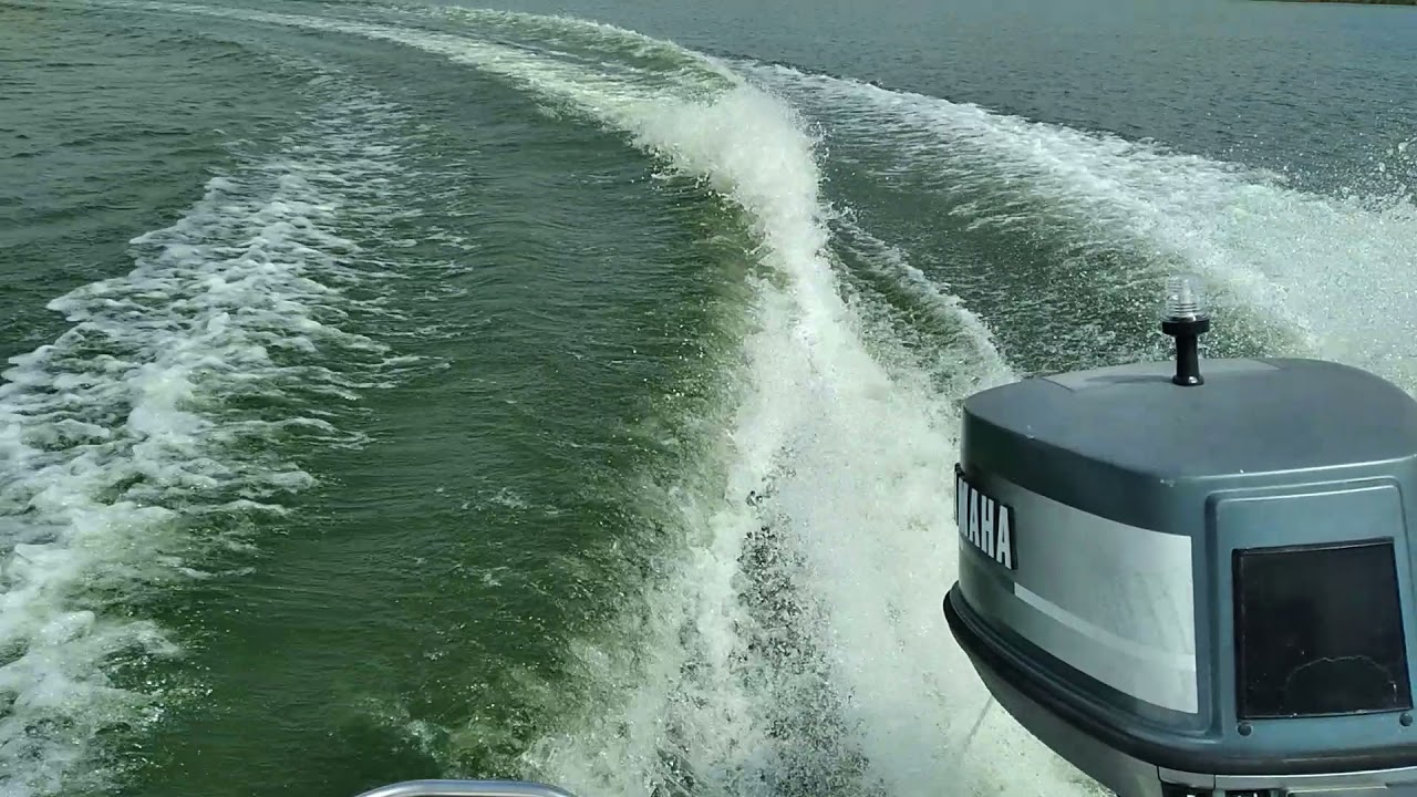 Kenner bay boat yamaha 115 - YouTube