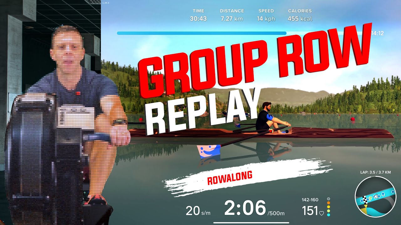 RowAlong: Virtual Rowing Adventure - EXR Group Row Replay (Feb 18th, 45 ...