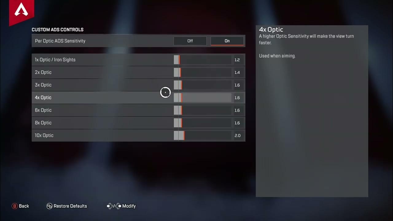 BEST COMPETITIVE SETTINGS FOR APEX LEGENDS CONTROLLER AND CONSOLE ...