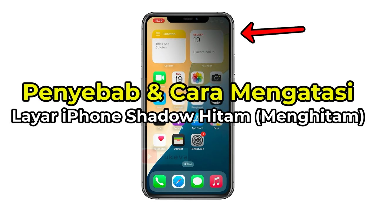 Layar iPhone Shadow atau Menghitam Sebagian di Sisi Layar | Penyebab ...