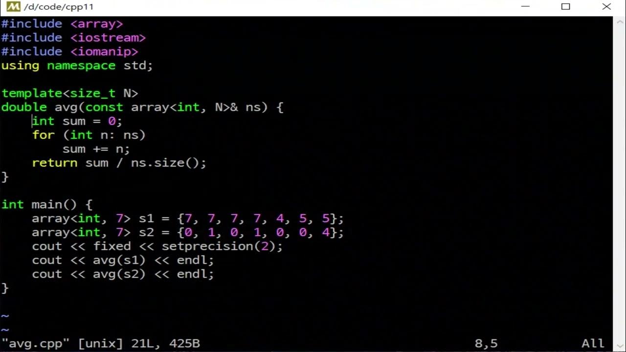 평균은 이렇게 계산합니다(ft. C++11의 decltype) - YouTube