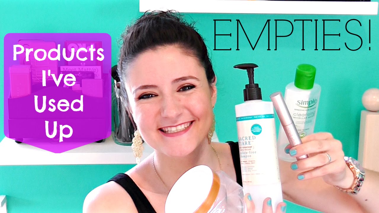 Product Empties & Mini Reviews | June 2015 - YouTube