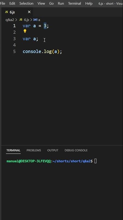 Declarar variables mas de una vez en JavaScript. - YouTube