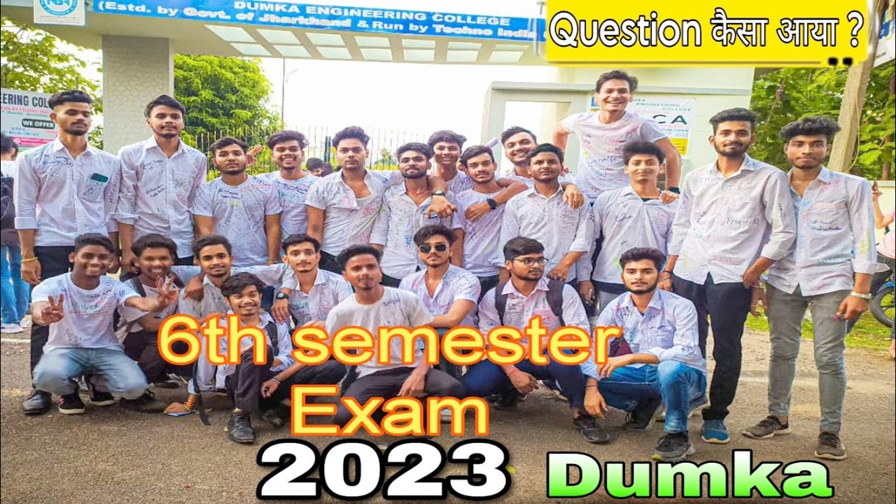 Exam Time 6th semester || government polytechnic college Dumka 2020-23 ...