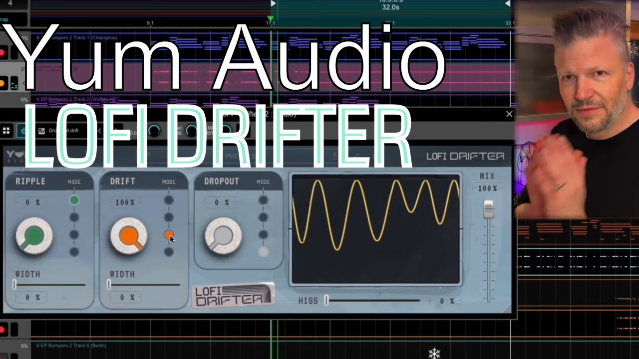 Nostalgic sound with Yum Audio LoFi Drifter VST plugin - YouTube