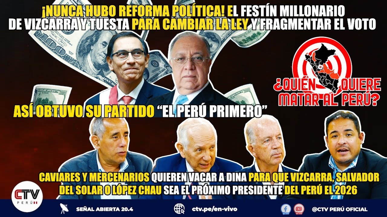 Quién quiere matar al Perú con Aaron Salomón EN VIVO: CAMPAÑA CAVIAR ...