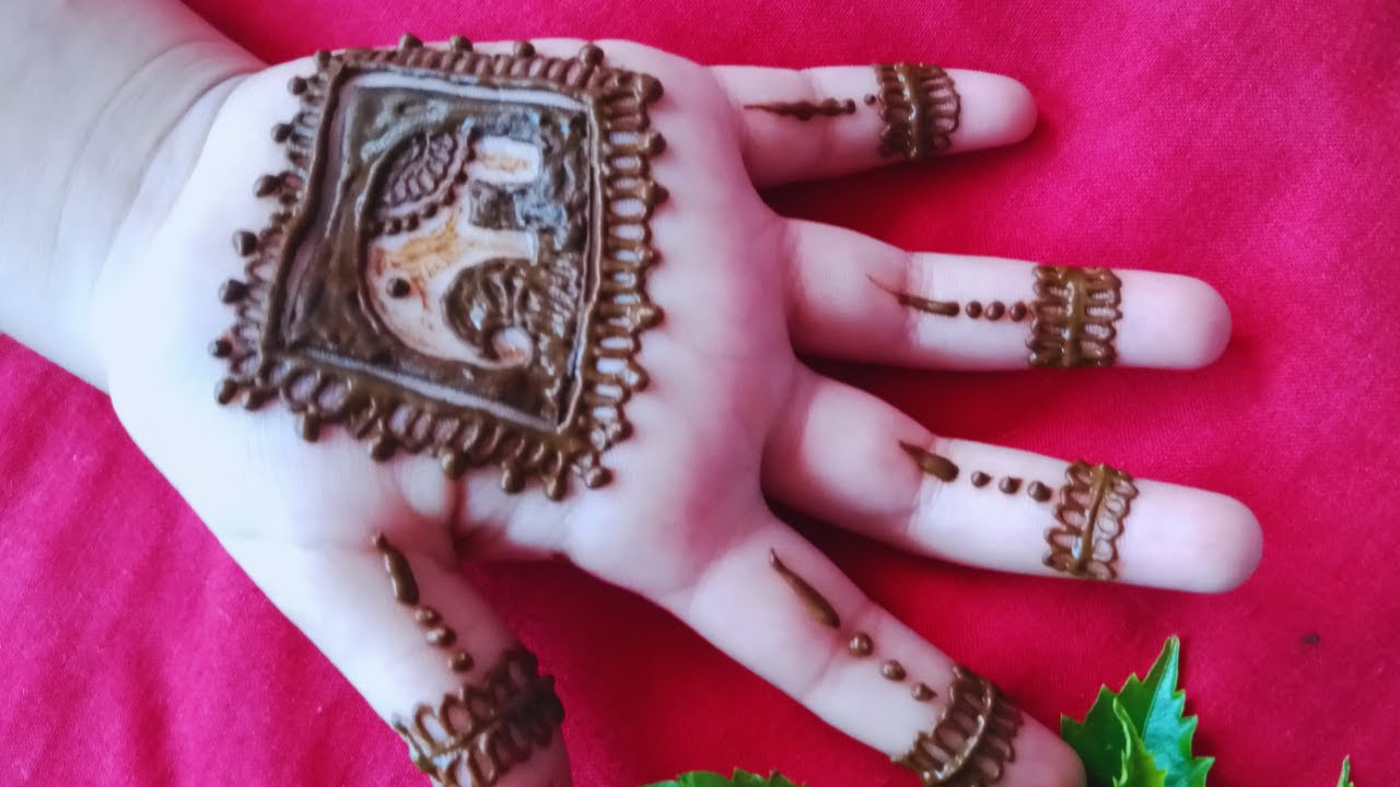 Baccho ke hath ka mehandi design || Simple mehndi design || baccho ka ...