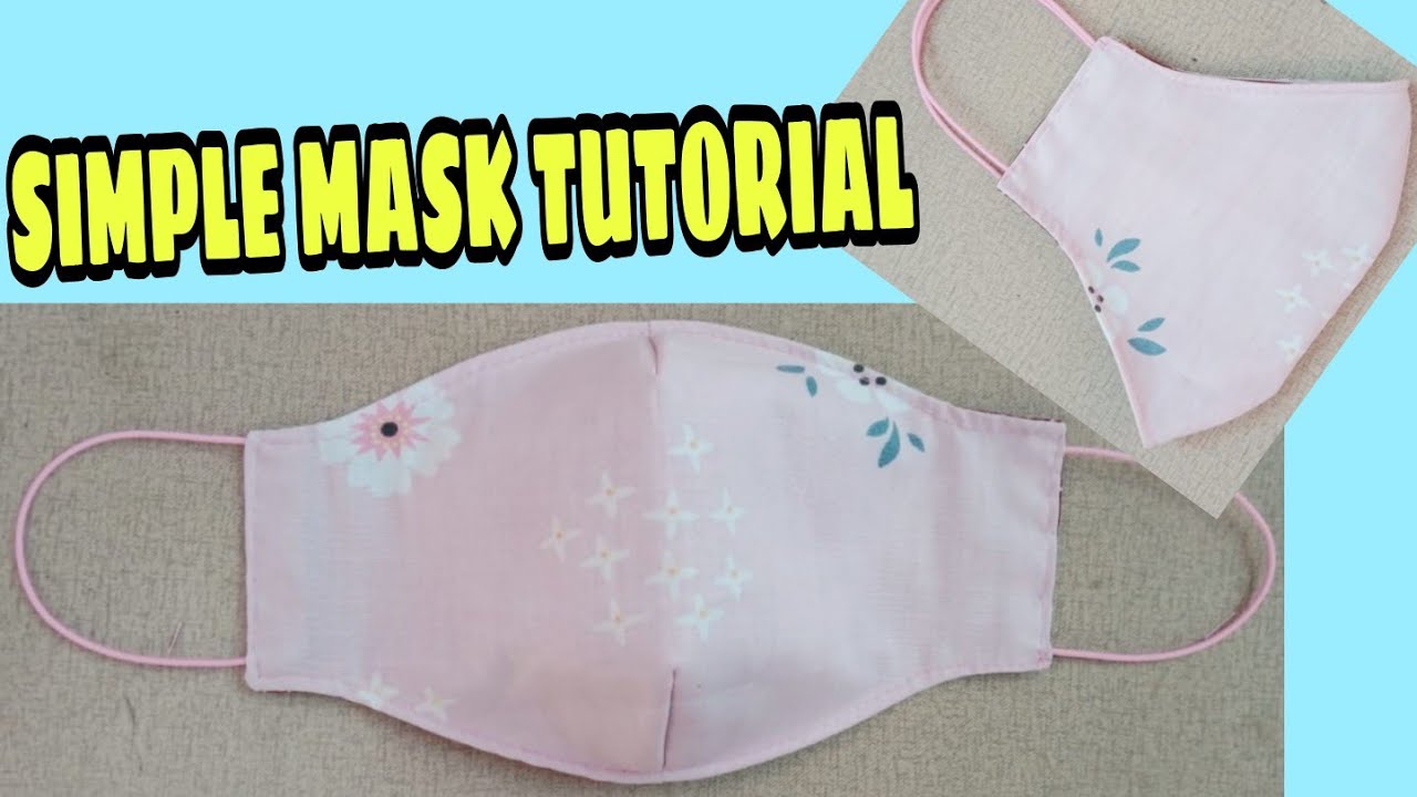 DIY SIMPLE MASK PATTERN - YouTube