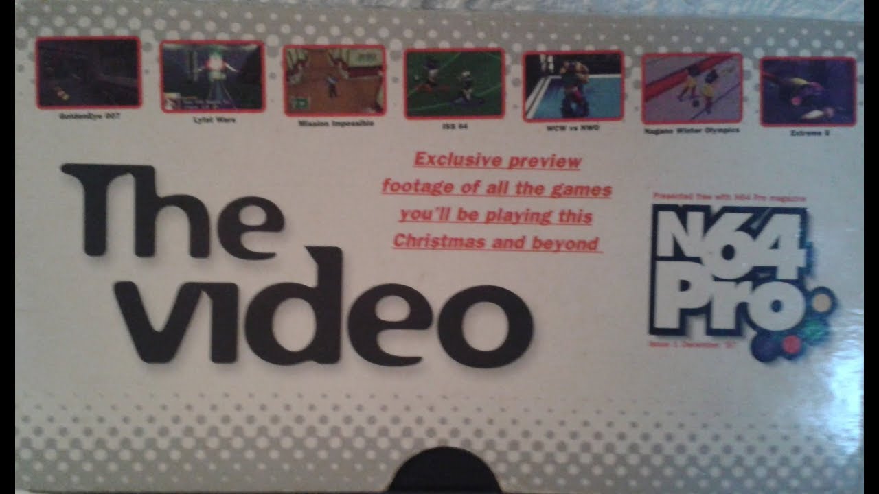 N64 Pro Magazine Issue 1 VHS - YouTube