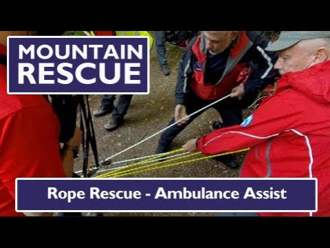 112. Rope rescue to assist ambulance crew - YouTube