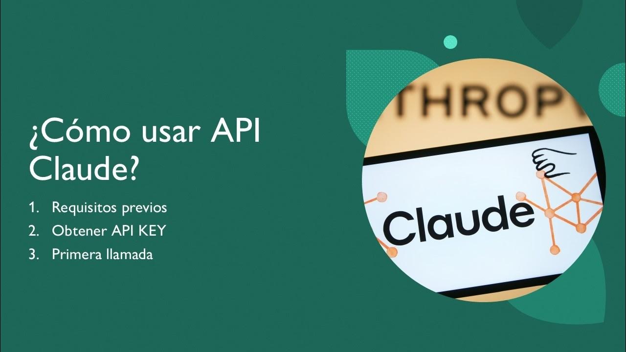 Cómo Usar la API de Claude Tutorial Práctico de Anthropic API - YouTube