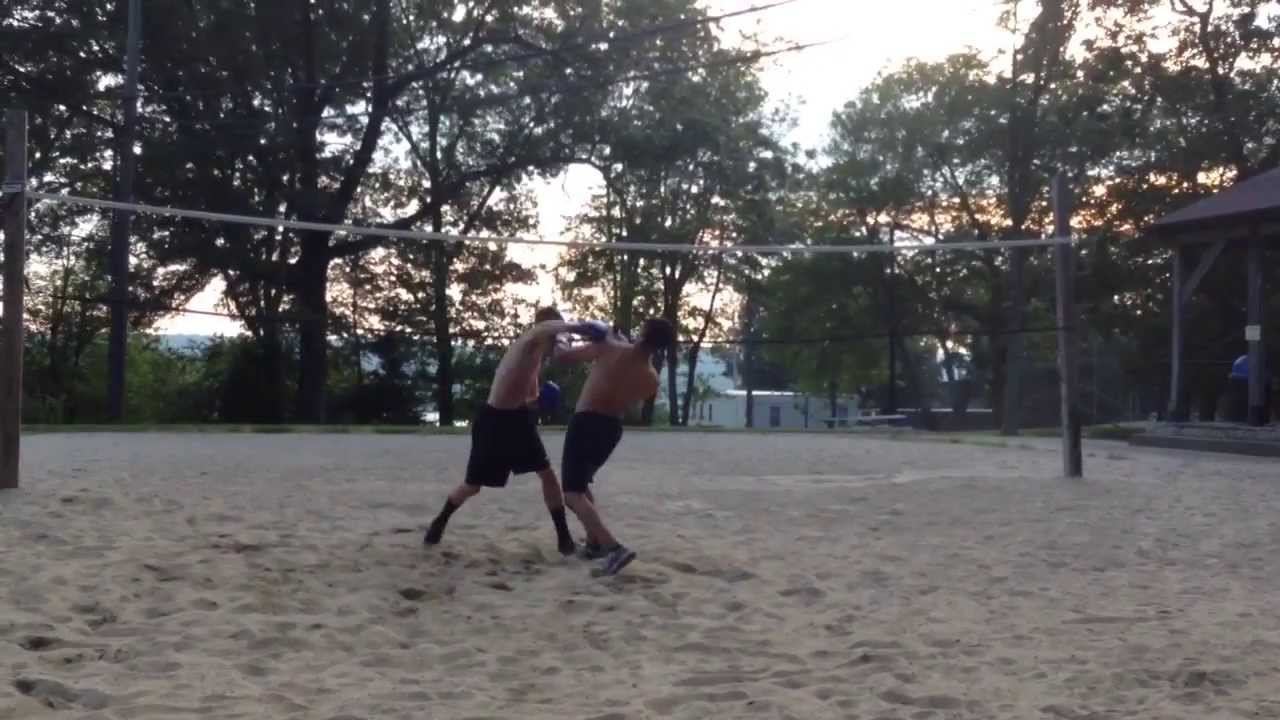 Beach boxing - YouTube