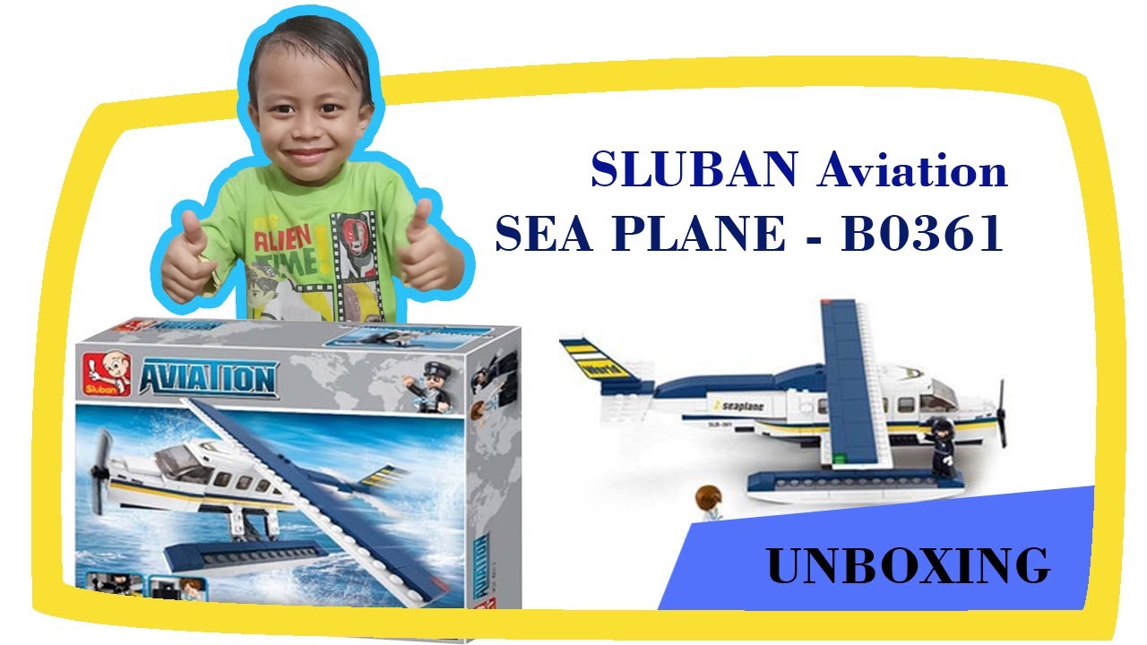 Unboxing Sluban Aviation Sea Plane - YouTube