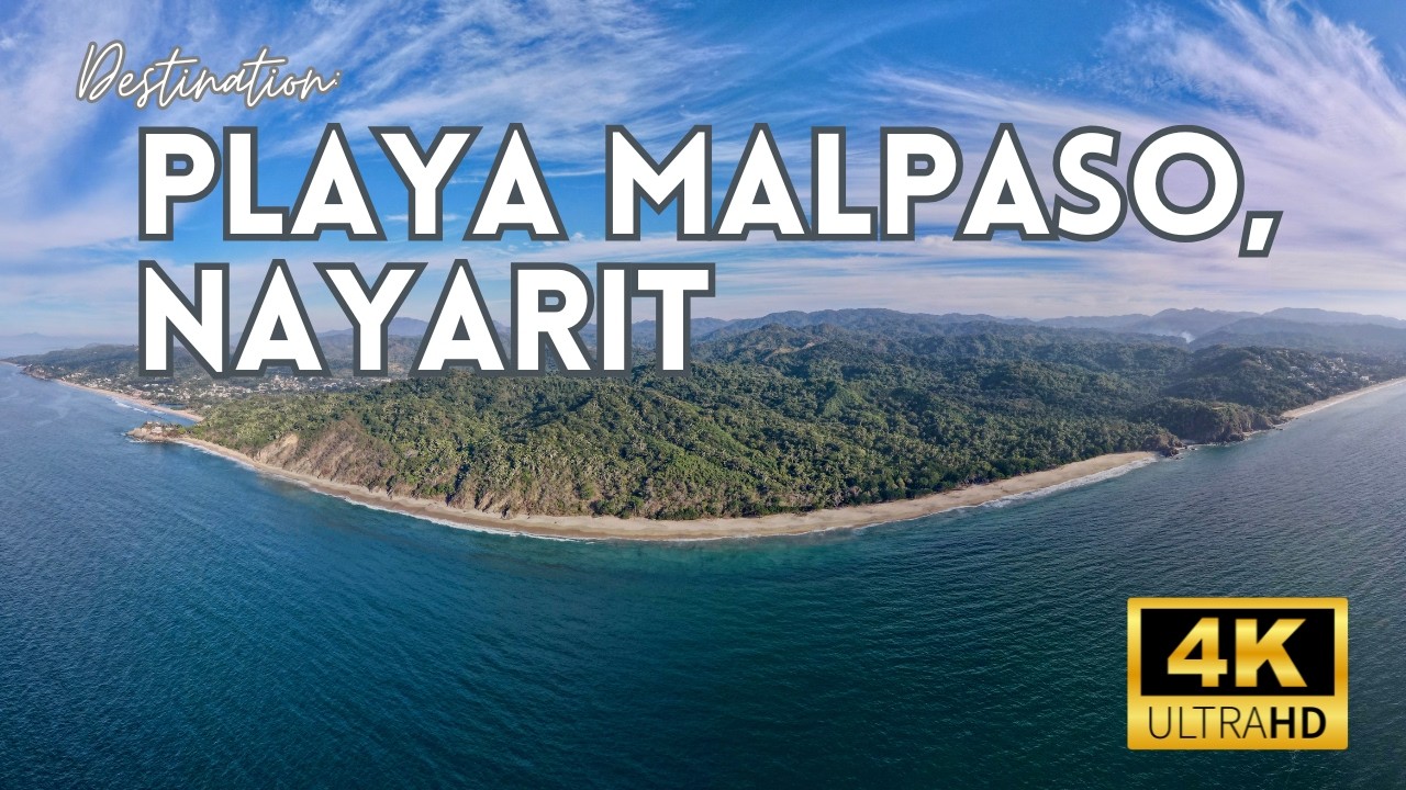 Playa Malpaso, Nayarit 4K: Un Paraíso Escondido Cerca de Sayulita ...