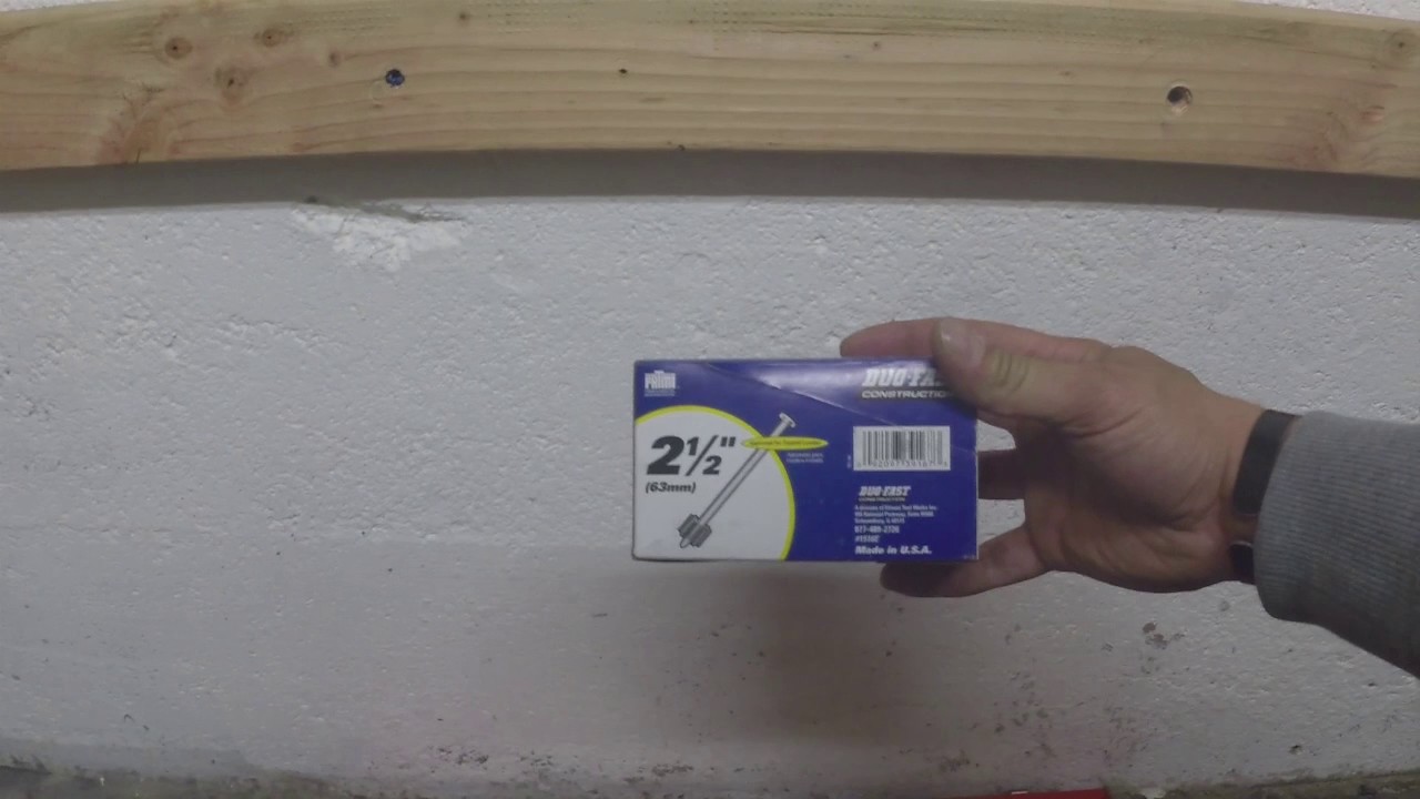 Wall Mount Fleshing Beam Install Part 1 - YouTube