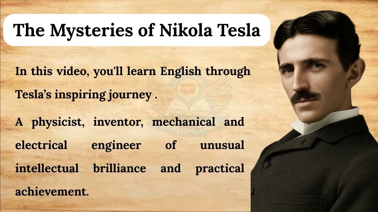⚡ The Tragic Story of Nikola Tesla | 📘 Learn English Through Story | 🎥 ...