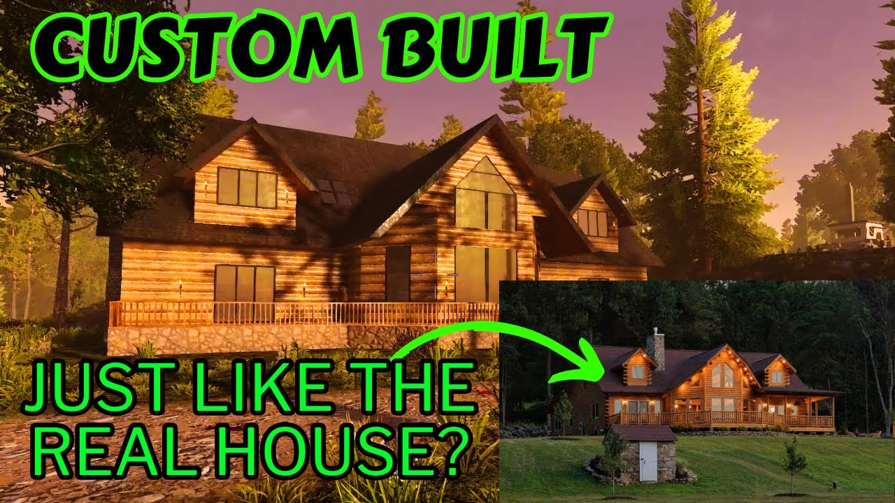 Building A Unique Custom Log Home In 7 Days To Die! - YouTube