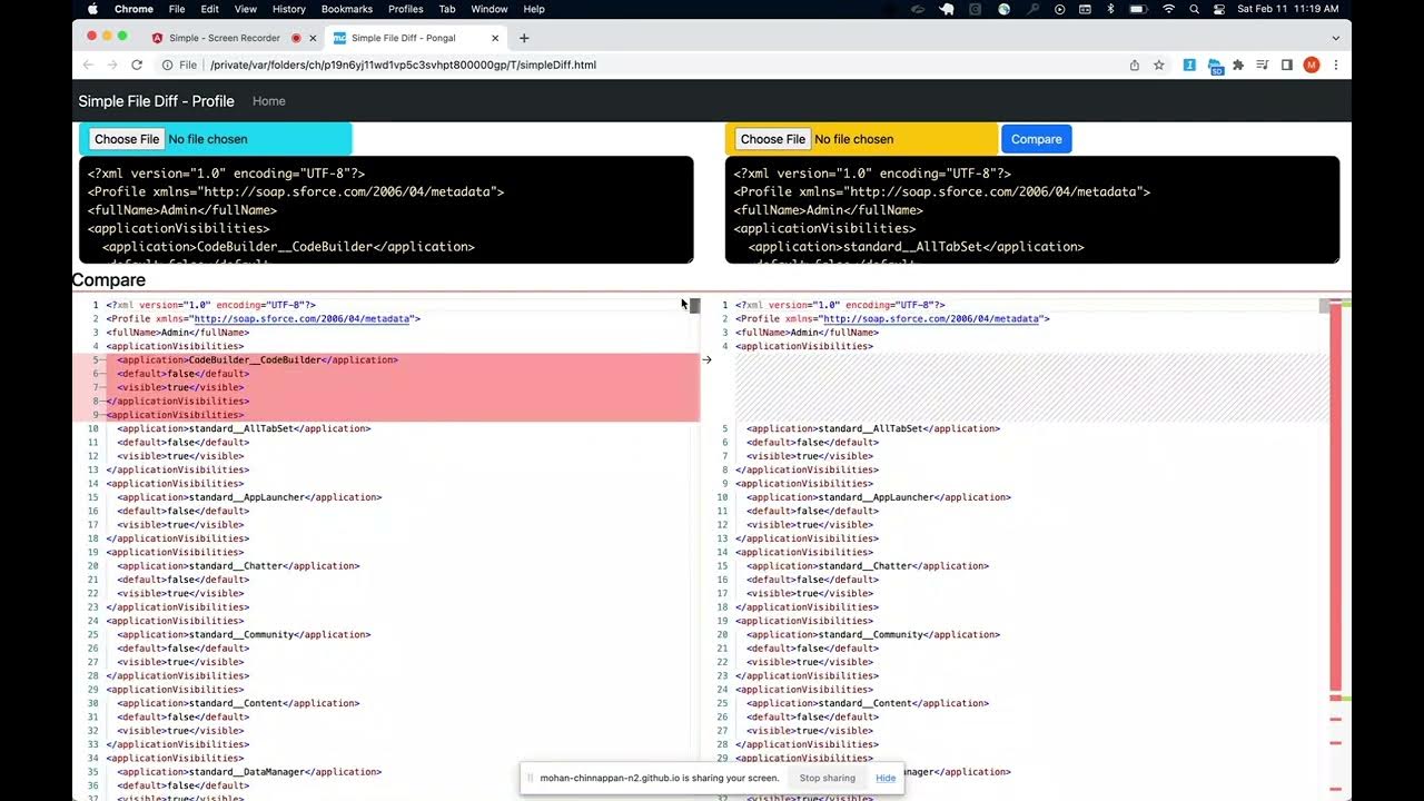 Comparing a Salesforce profile in 2 Orgs - YouTube