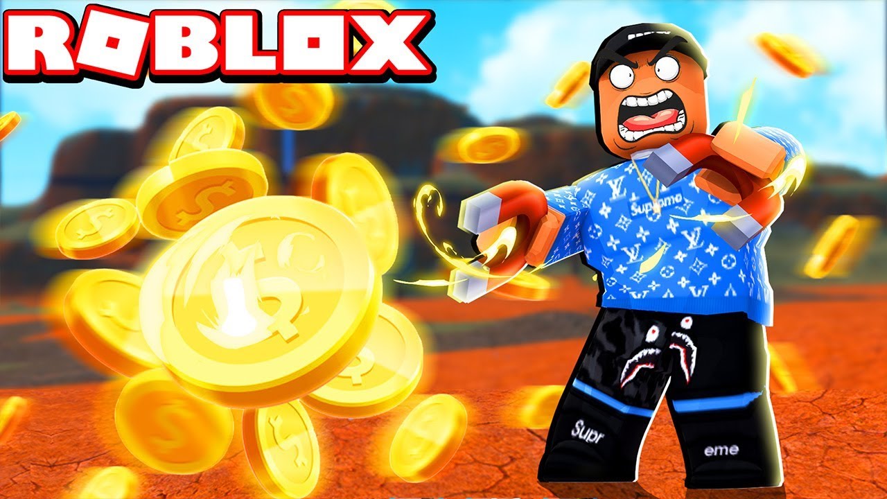 COLLECTING MILLIONS OF COINS IN ROBLOX!! | Roblox Magnet Simulator ...