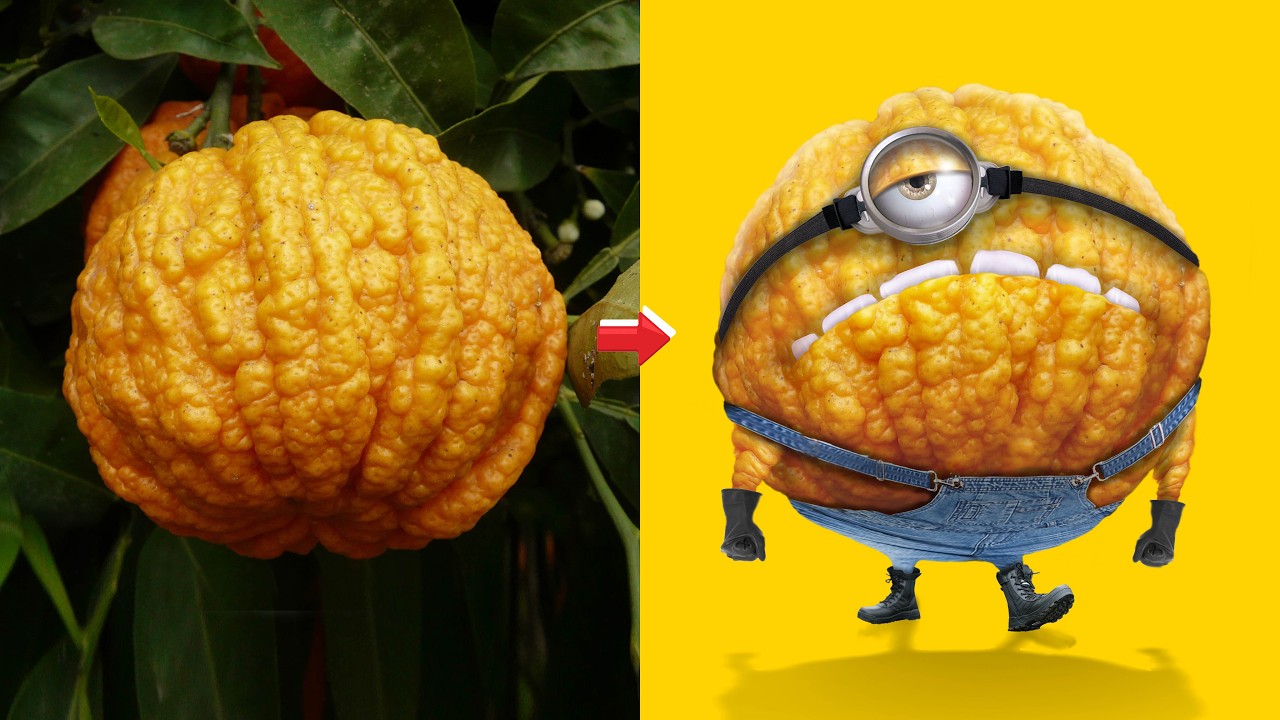 Making Mega Minions from an Orange. DESPICABLE ME 4 (2024) - YouTube