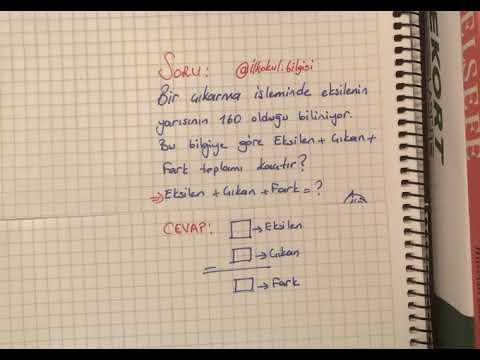 İlkokul matematik olimpiyat sorusu