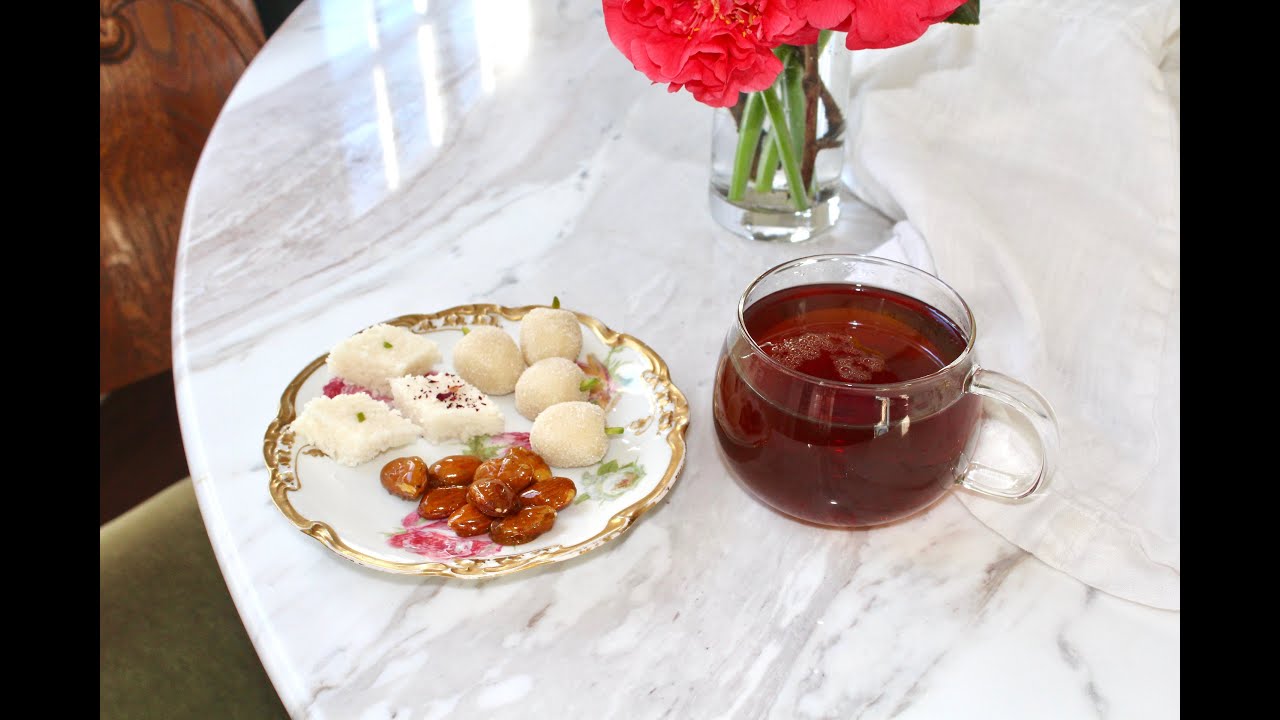 How to make Persian tea and sweets for Passover & Nowruz [Full Video ...