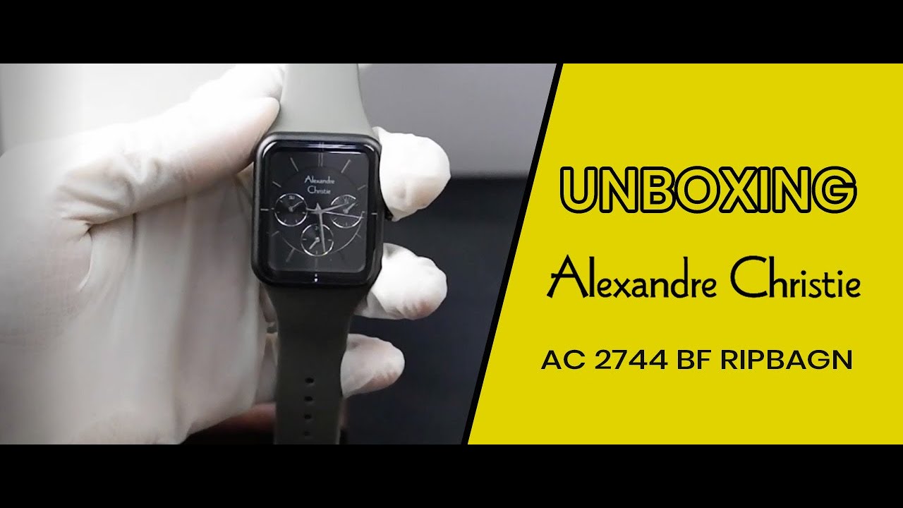 UNBOXING JAM TANGAN ALEXANDRE CHRISTIE / Alexander Christie AC 2744 BF ...