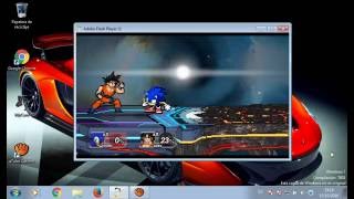 SSF2 mod: Hyper sonic vs Goku FNF @rickv2003